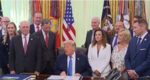 Transcript: President Trump Signs the Secure America Act – The Singju Post